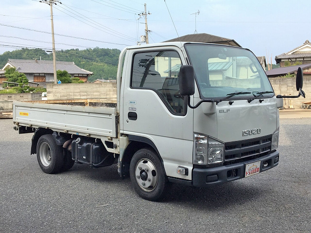 TKG-NJR85A：中古平ボディ小型（2t・3t）エルフ 兵庫・山口・京都エリア販売実績！【中古トラックのトラック王国】