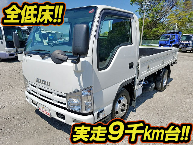 TKG-NJR85A：中古平ボディ小型（2t・3t）エルフ 東京・秋田・茨城エリア販売実績！【中古トラックのトラック王国】